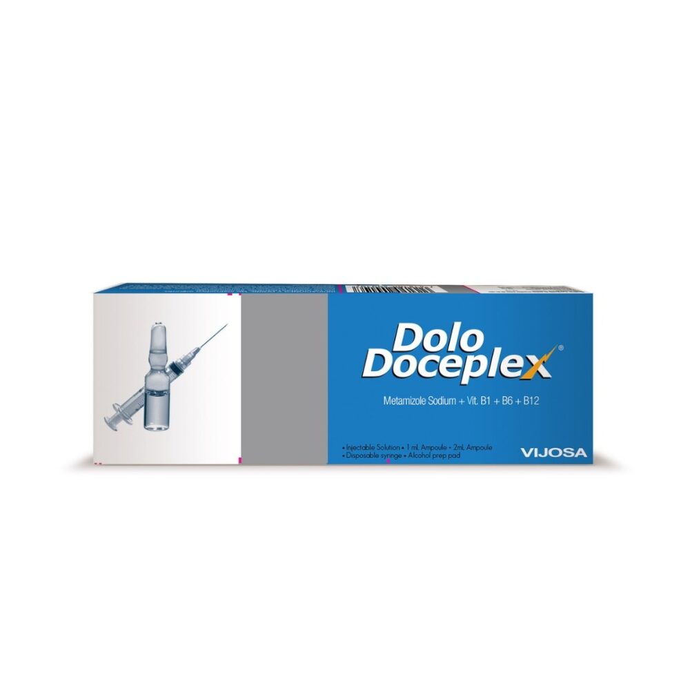 DOLO DOCEPLEX INYECCION – Vitaminas Mayoreo